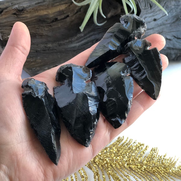 Obsidian Arrowheads - Etsy