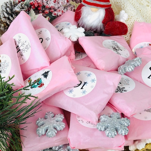 Crystal Holiday Advent Calendar Mystery Box Tumbles Raws - Etsy