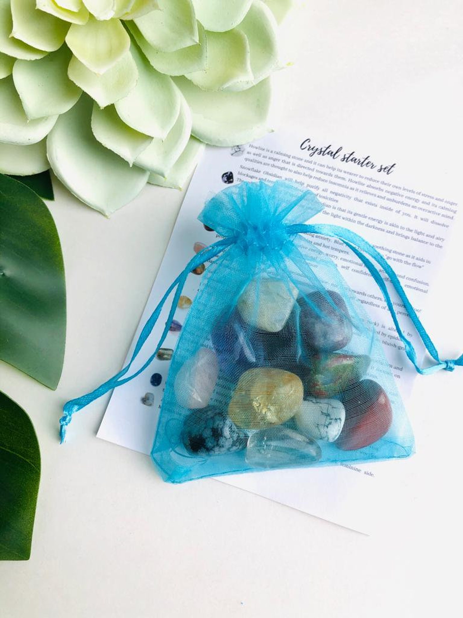 Beginner Crystal Set Of 11 Rock And Tumble Healing Crystal Etsy Canada