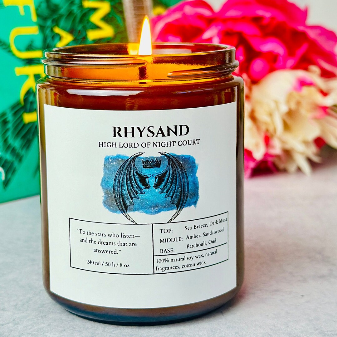 Rhysand – Officially Licensed Candle Inspired by the High Lord of the ...