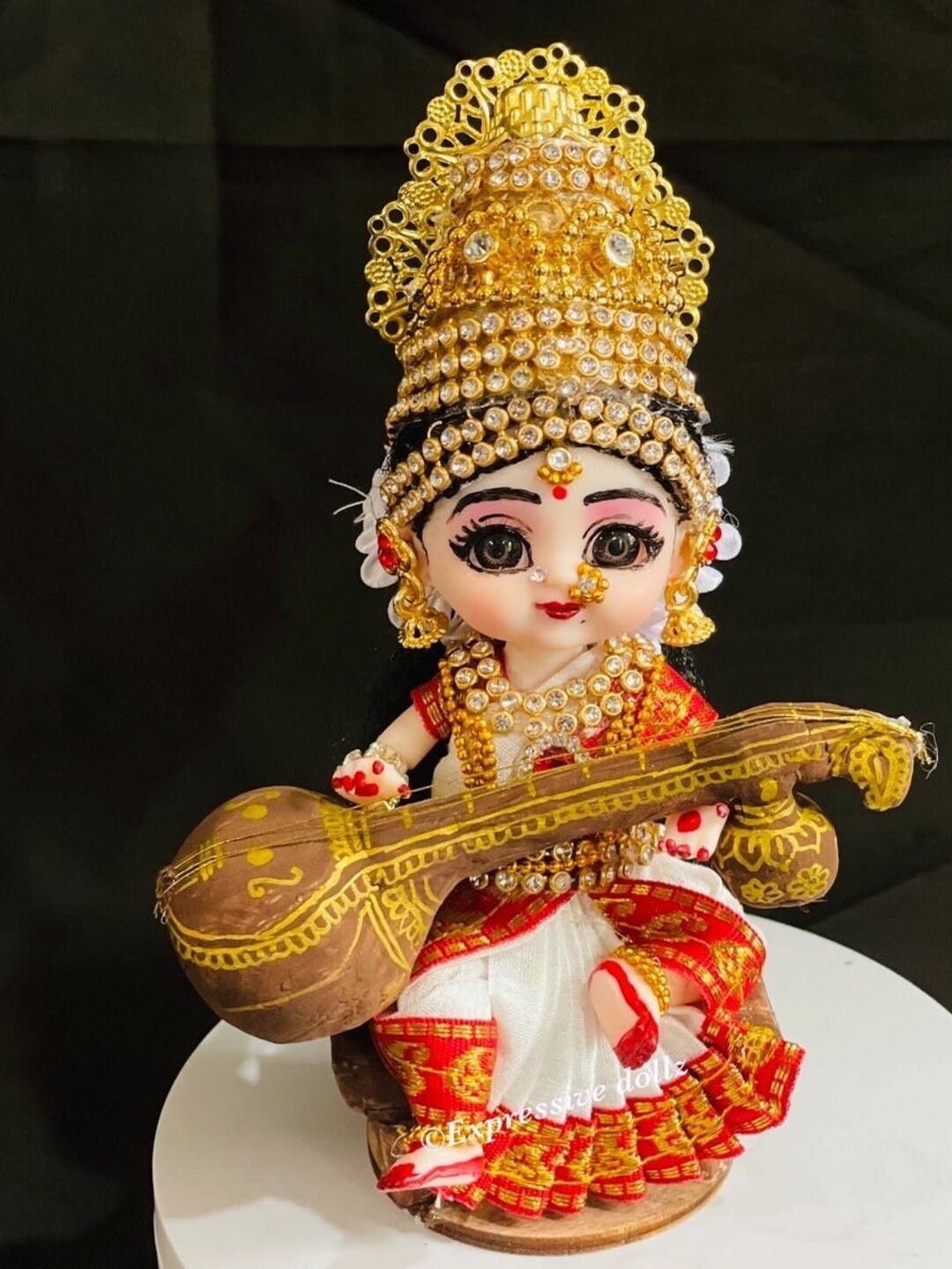 Baby Saraswati Devi - Indian Dolls - Etsy