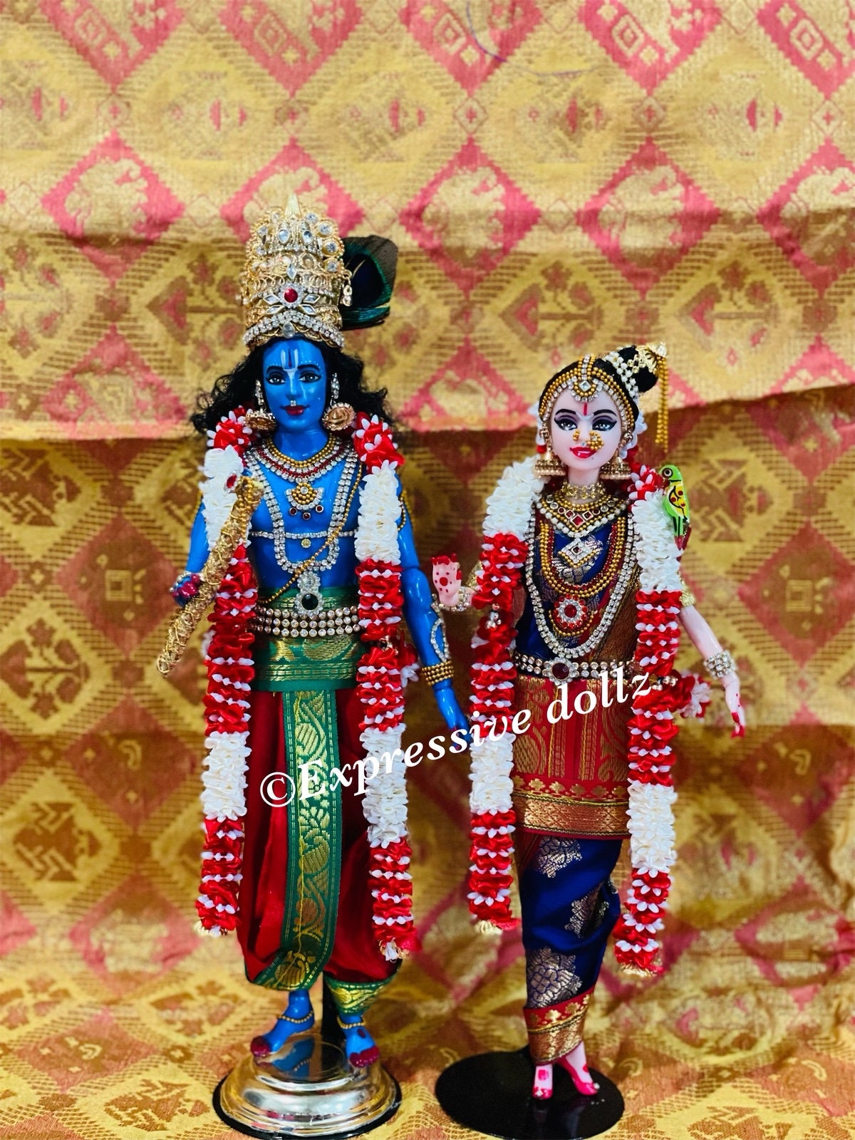 Made to Order Andal Kannan Hindu God Dolls Navaratri - Etsy