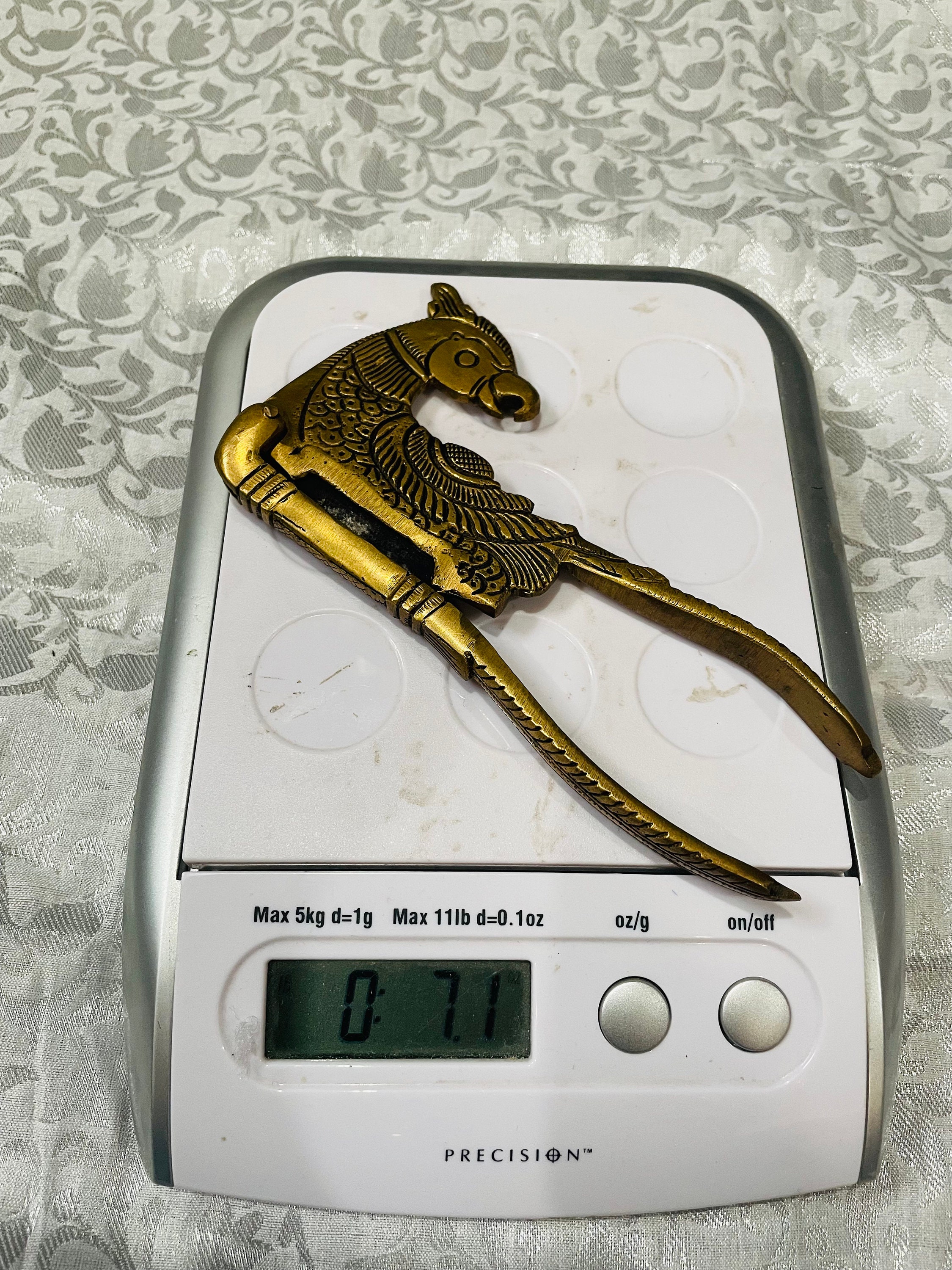 Indian Brass Nutcracker Peacock Indian Handcrafted Brass home Decor - Etsy