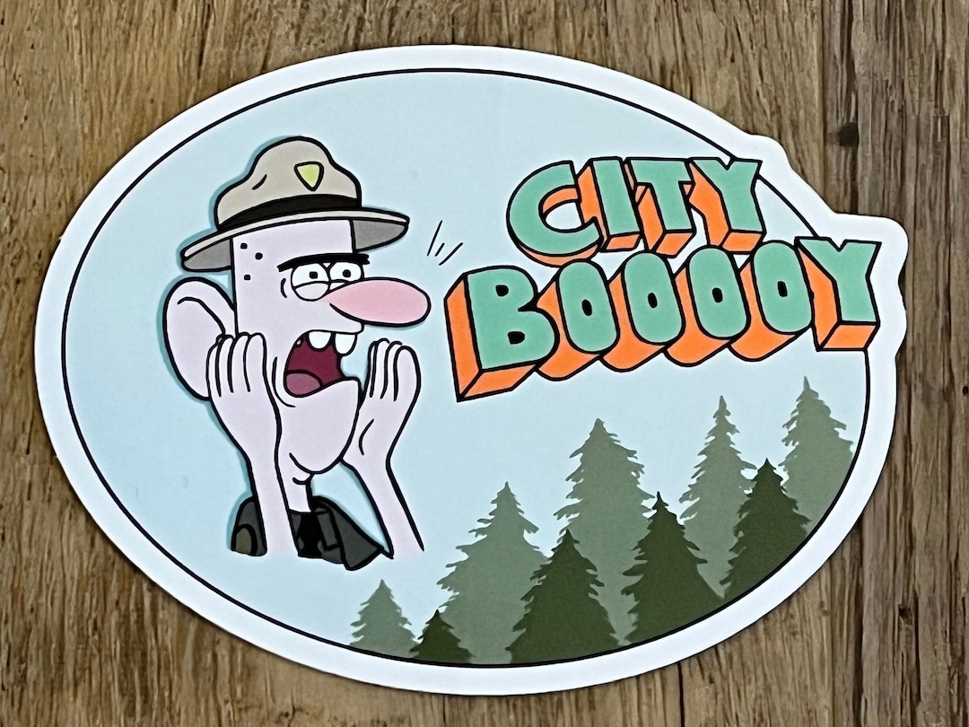 Gravity Falls City Boy Vinyl Sticker - Etsy UK
