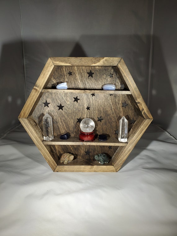 Stars Hexagon Display Shelf - Etsy