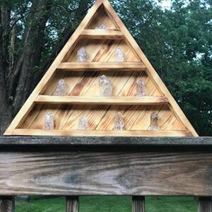 Lighted Triangle Display Shelf - Etsy