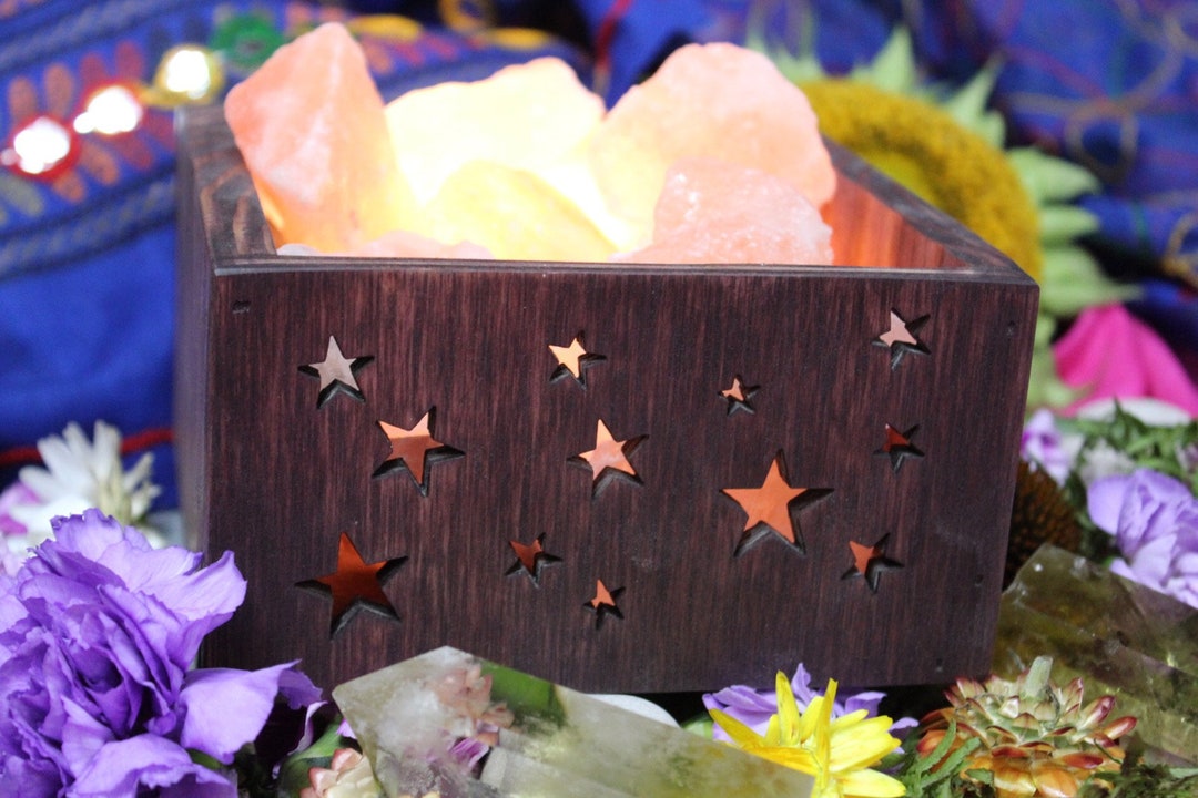Stars Himalayan Salt Lamp/salt Box - Etsy