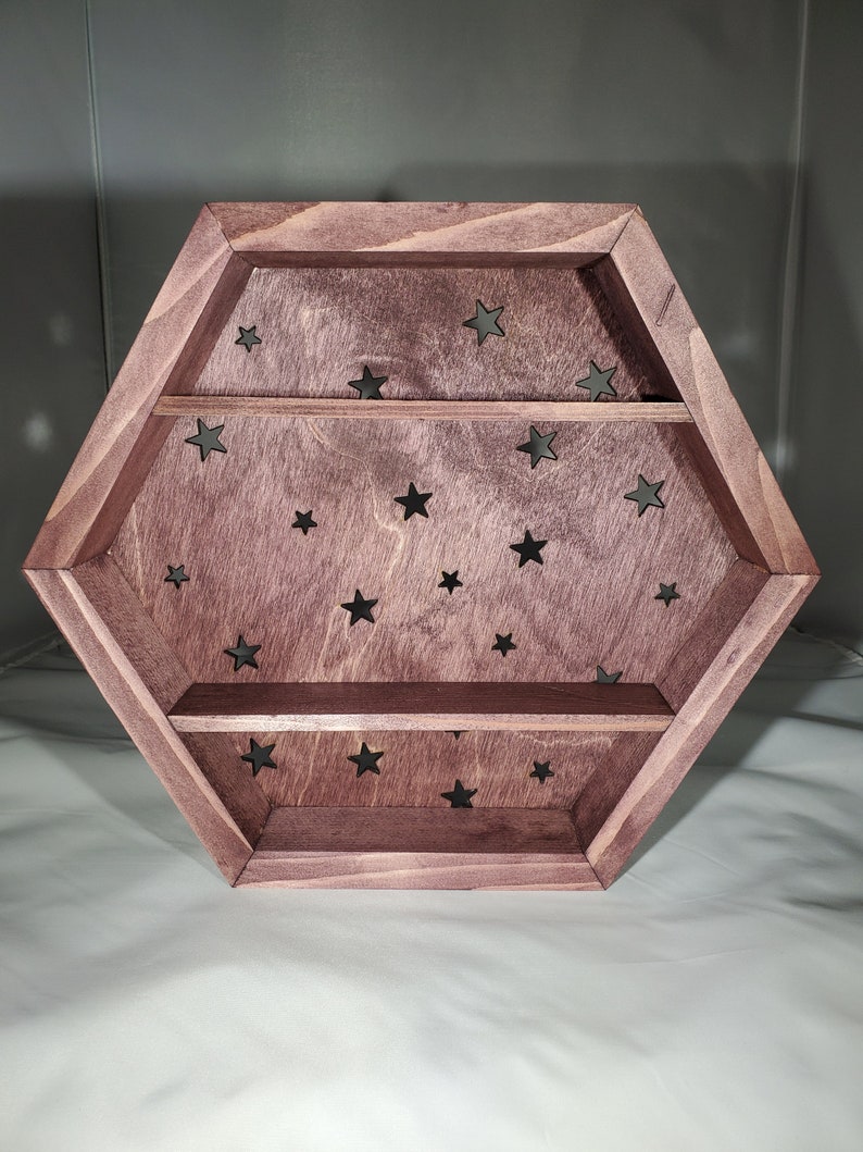 Stars Hexagon Display Shelf - Etsy