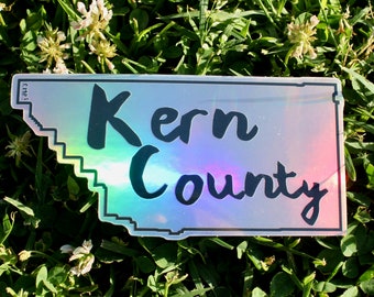 Vintage 1950's Style Kern County CA Bakersfield California Retro Travel ...