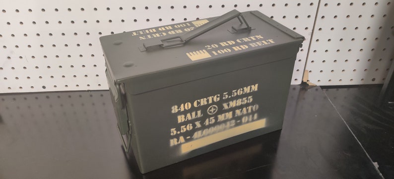 War Video Game Steel Ammo Box Container AR/LMG Replica | Etsy