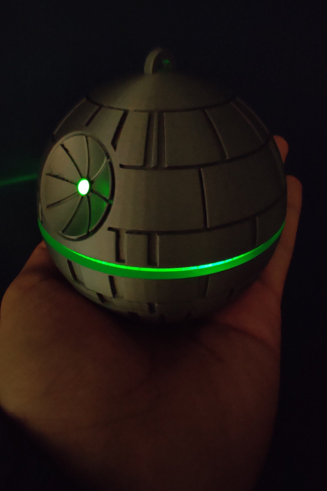 Star Wars Death Star Inspired Christmas Tree Ornament With Leds and On ...