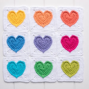 Amor Square - A Crochet Pattern - Etsy