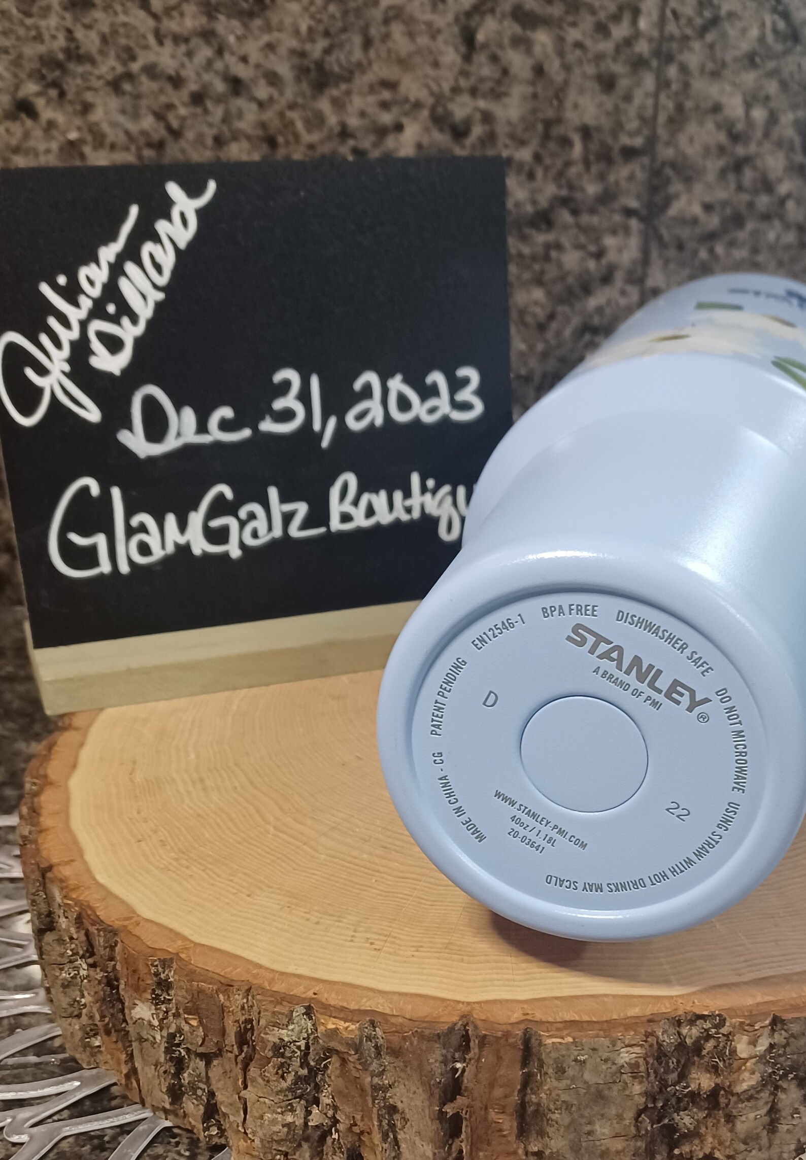 New Stanley 40oz Quencher OG Cornflower With Hand Painted Daisies - Etsy