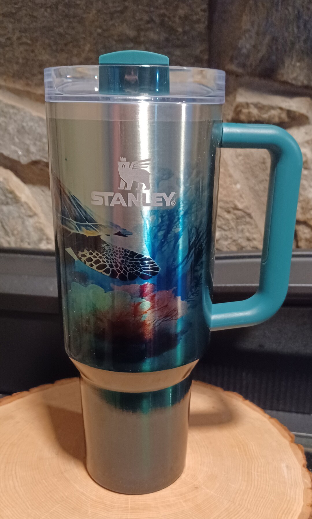 New Custom Stanley Tumbler 40oz Pine Gradient Stainless Steel Quencher ...