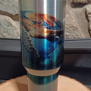New Custom Stanley Tumbler 40oz Pine Gradient Stainless Steel Quencher ...