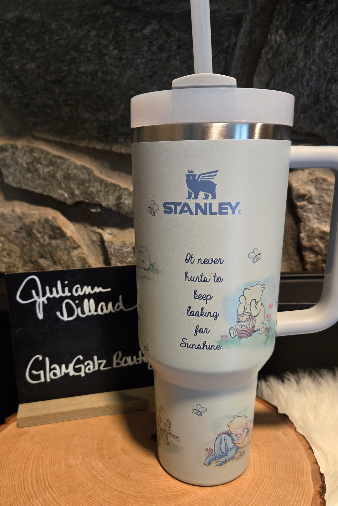 New Custom Stanley 40 Oz Fog Stainless Quencher With Vintage Cartoon ...