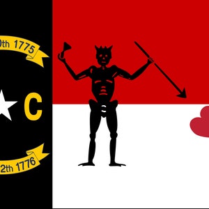 Blackbeard North Carolina Flag License Plate W_ NC State - Etsy