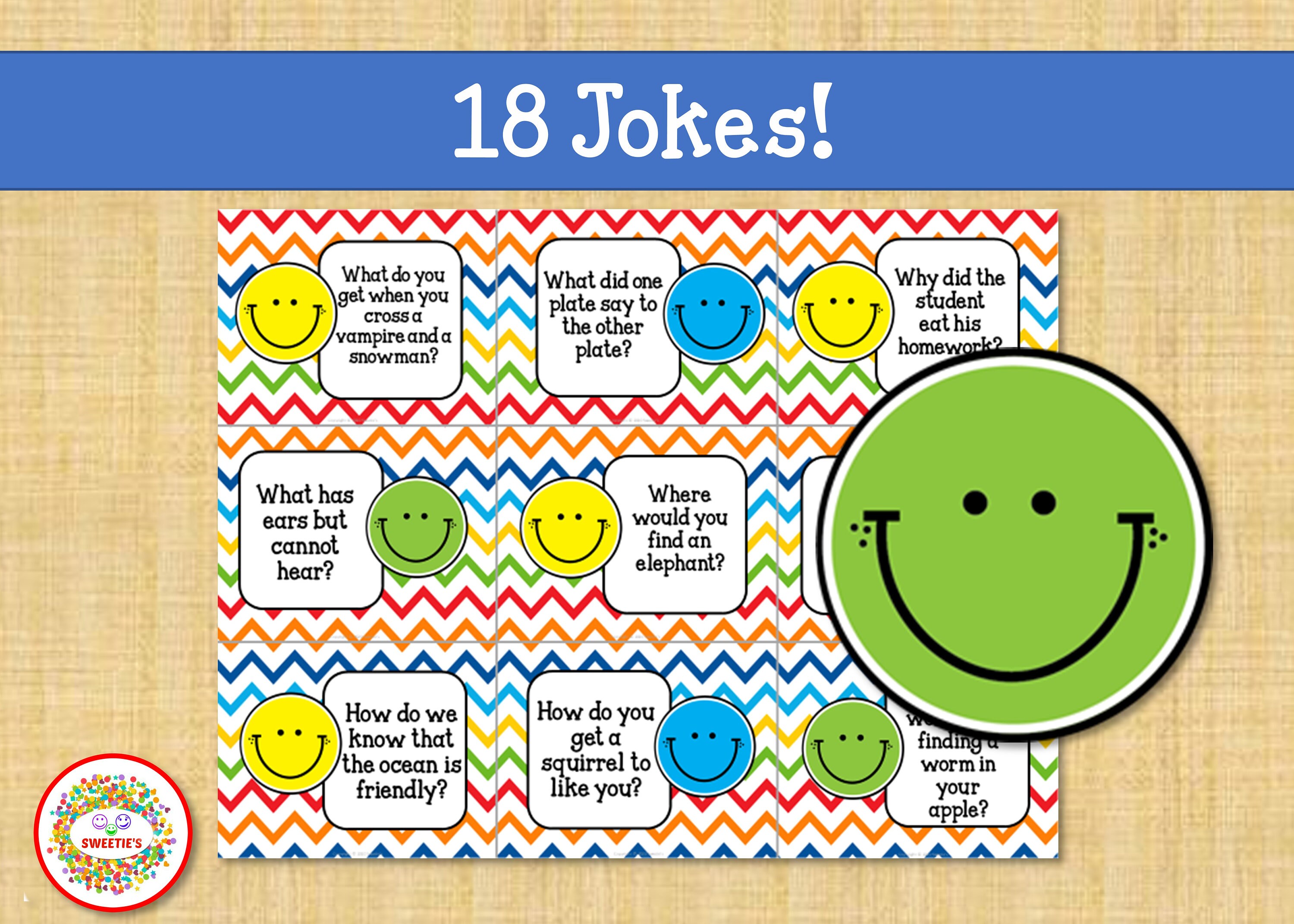 Printable Lunch Box Notes: Kids Jokes & Encouragement (digital Download ...