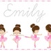 Custom Name Tracing Practice. Ballerina Ballet Custom Name Worksheet ...