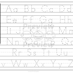 ABC & 123 Handwriting Practice Worksheets (digital Download) - Etsy