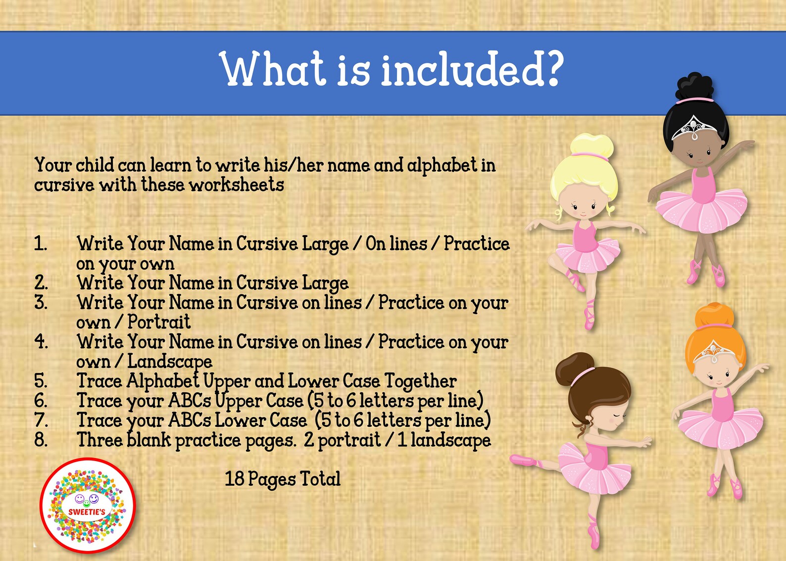Custom Name Tracing Practice. Ballerina Ballet Custom Name Worksheet ...