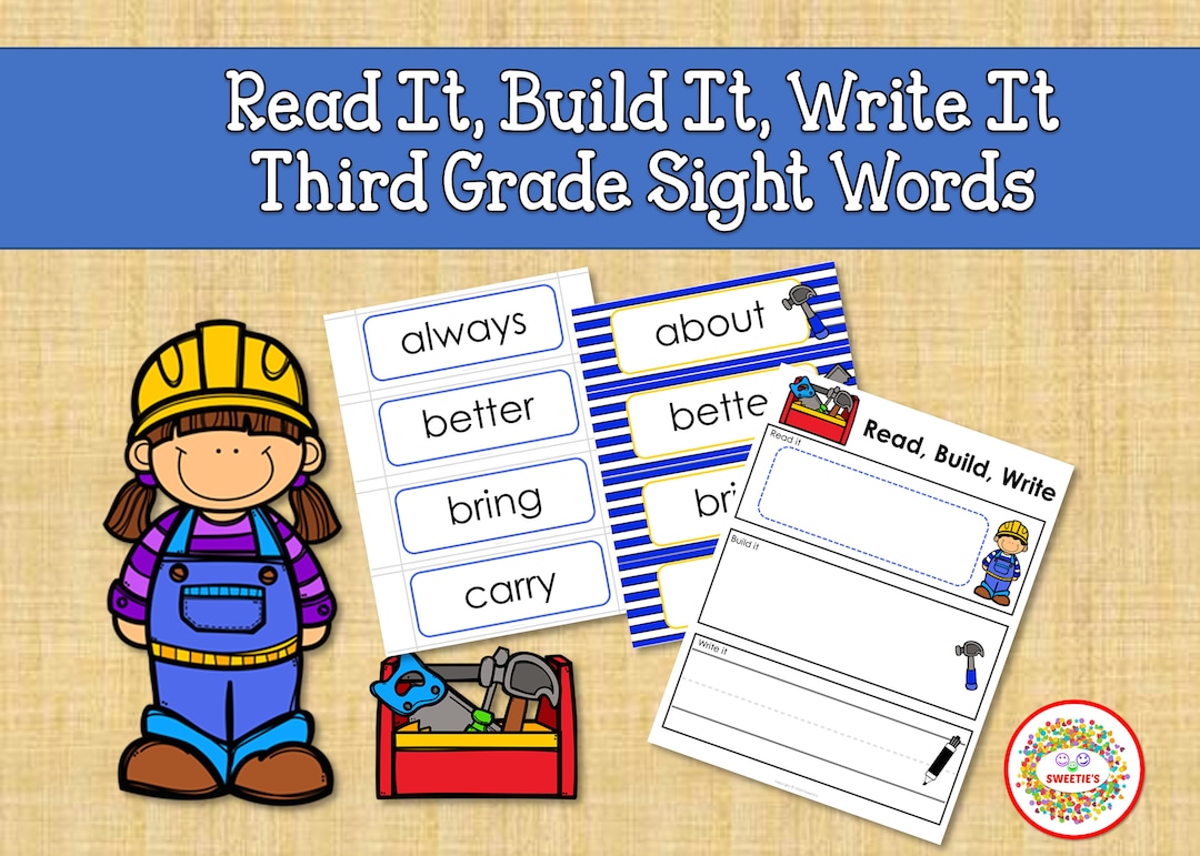 Sight Words Practice, Third Grade Sight Words, 3rd Grade Sight Words ...