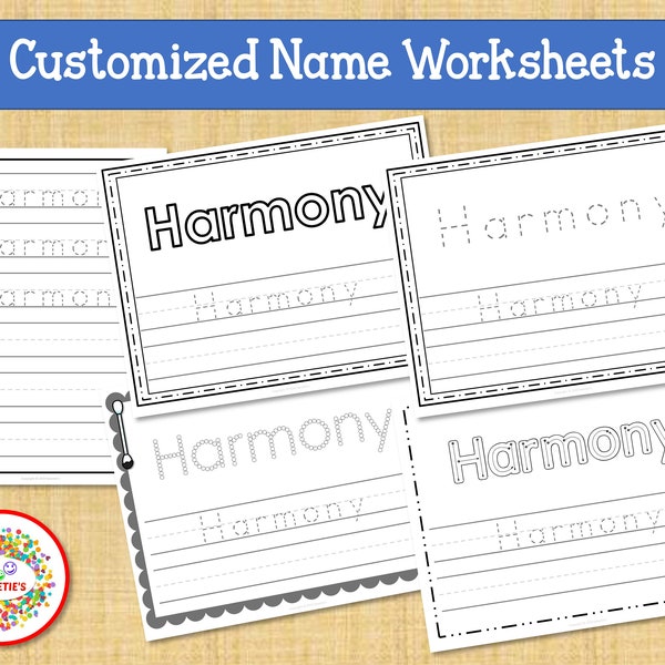 Custom Writing Worksheets - Etsy