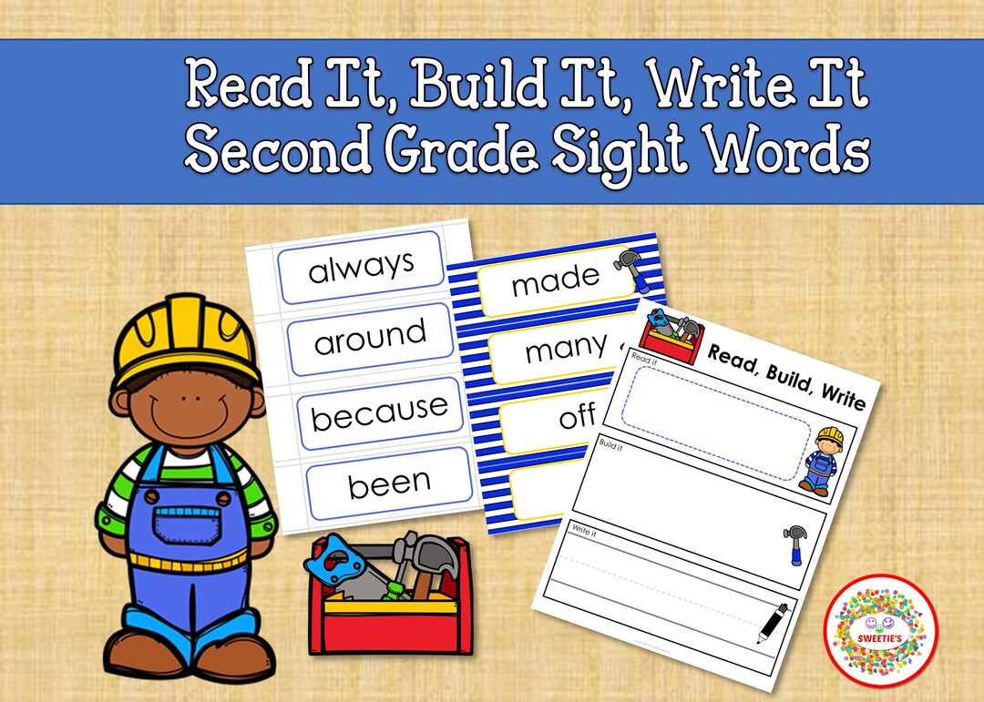 Sight Words Practice, Second Grade Sight Words, Sight Words Activities ...