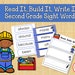 Second Grade Sight Words: Read, Build, Write Activity (PDF Pattern) - Etsy