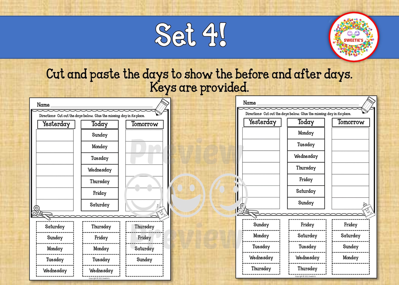 Days Of The Week Worksheets Printable Preschool First Etsy days-of-the-week-worksheets-printable-preschool-first-etsy