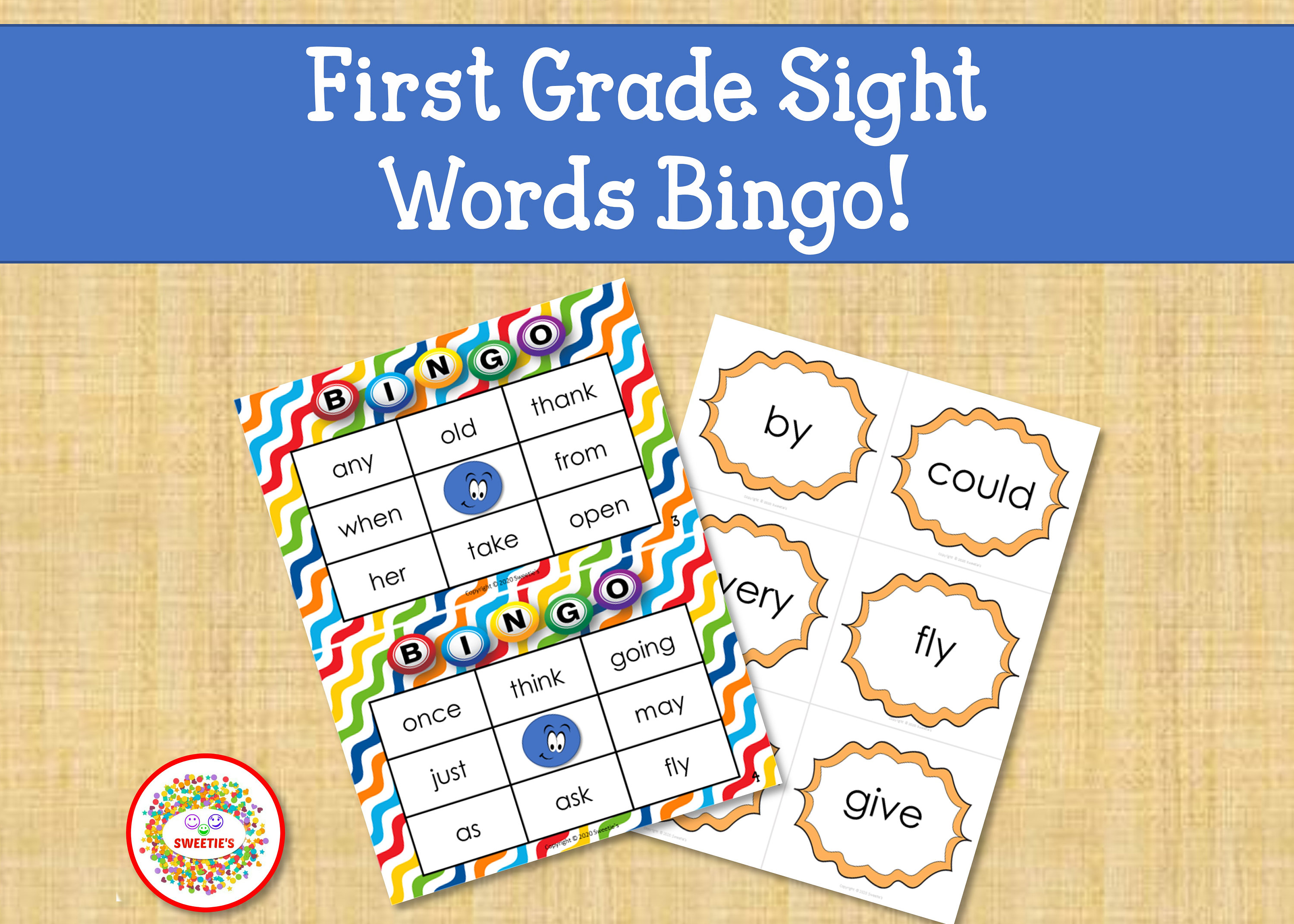 Sight Words Bingo, First Grade Sight Words, Dolch First Grade Sight ...