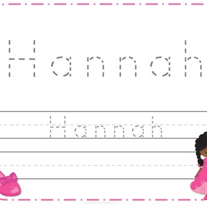 Custom Name Tracing Practice. Princess Custom Name Worksheet ...