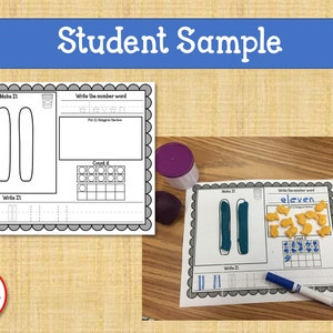 Numbers and Counting 1 to 20 Printable Activity, Preschool Math ...