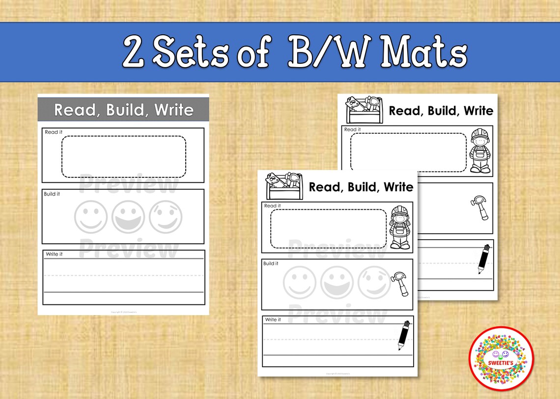 Second Grade Sight Words: Read, Build, Write Activity (PDF Pattern) - Etsy