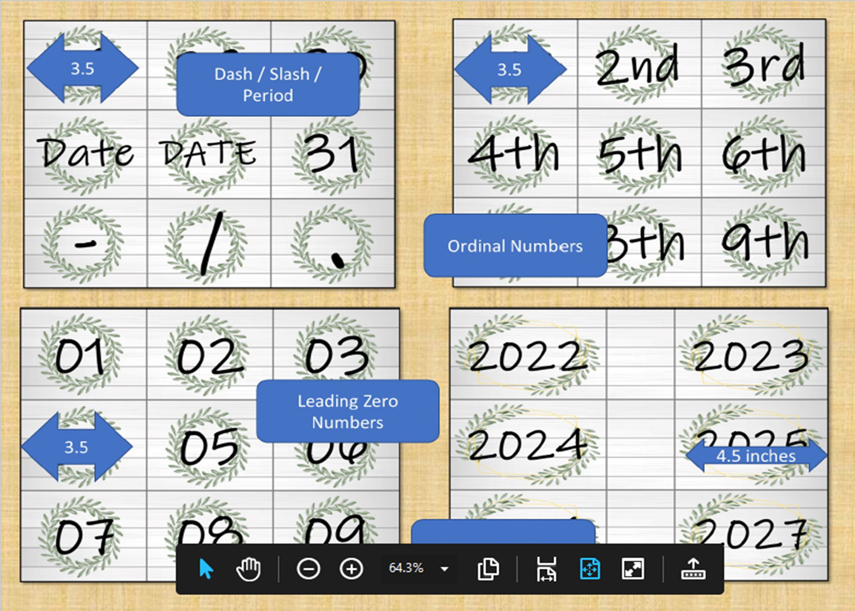 Classroom Calendar Flip Calendar Magnetic Curtain Rod Calendar ...