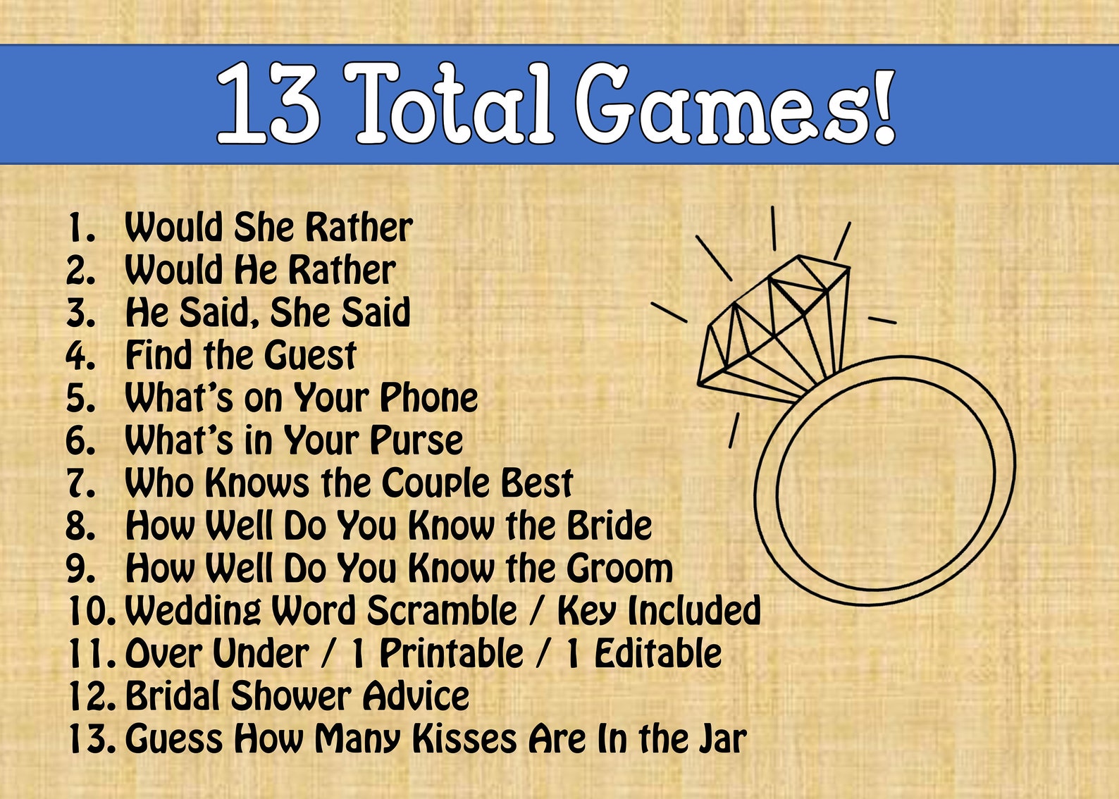 Bridal Shower Games Bridal Party Games Bride And Groom Etsy bridal-shower-games-bridal-party-games-bride-and-groom-etsy