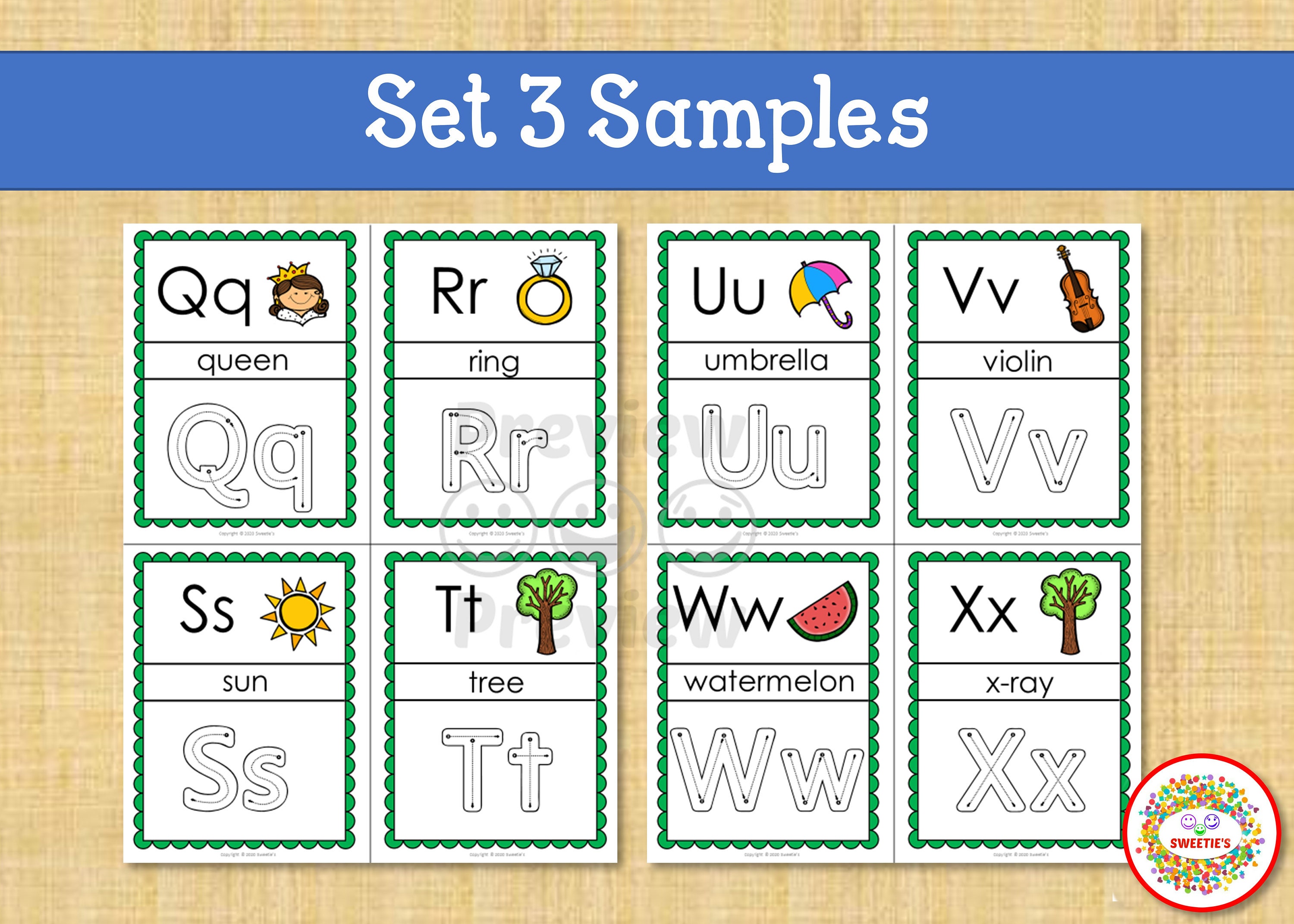 ABC Flash Cards Alphabet Flash Cards Alphabet Trace Cards - Etsy