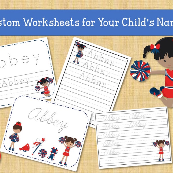 Cheerleader Alphabet - Etsy