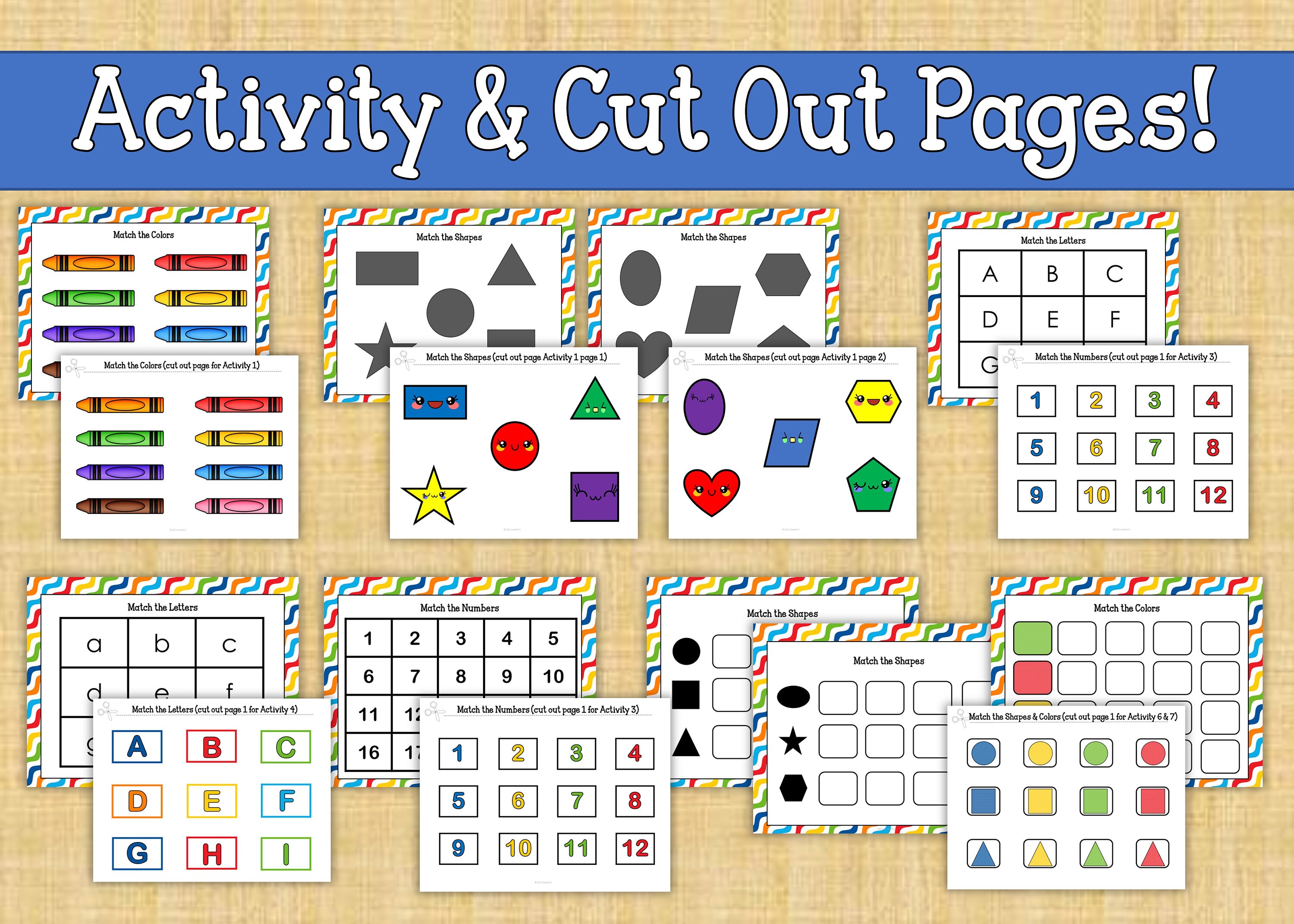 Busy Book Quiet Book Preschool Binder Printable File Folder | Etsy