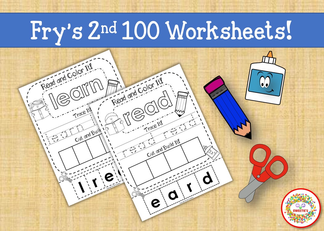 Sight Words, Sight Word Activity, Worksheets, Complete Fry's 2nd 100 ...