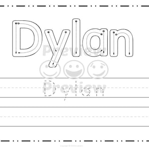 Name Tracing Worksheet Learn to Write Custom Name Worksheet Practice ...