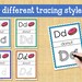 ABC Flash Cards, Alphabet Flash Cards, Alphabet Trace Cards, ABC Trace ...