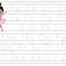 Custom Name Tracing Practice. Ballerina Ballet Custom Name Worksheet ...