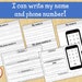 Name Tracing Worksheet. Custom Learn to Write Name Learn Phone Number ...