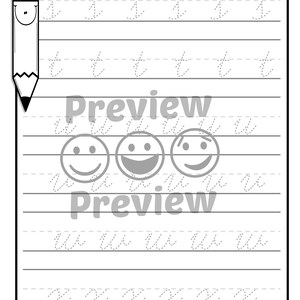 Cursive Handwriting Practice Worksheets, Alphabet Tracing, Cursive ...