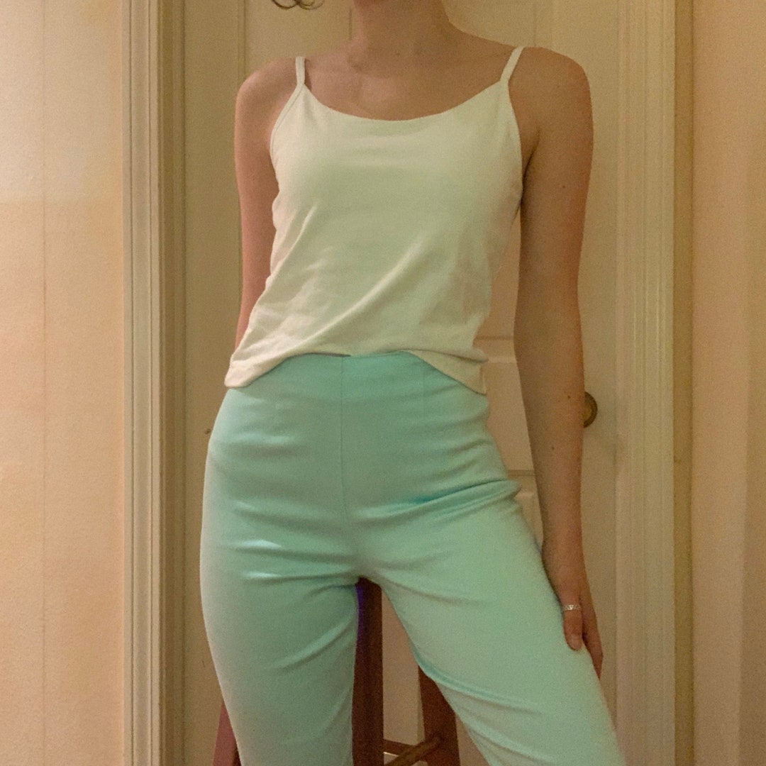 Body Action Design by Jeffery Halper Vintage Straight Leg Aqua Trouser ...