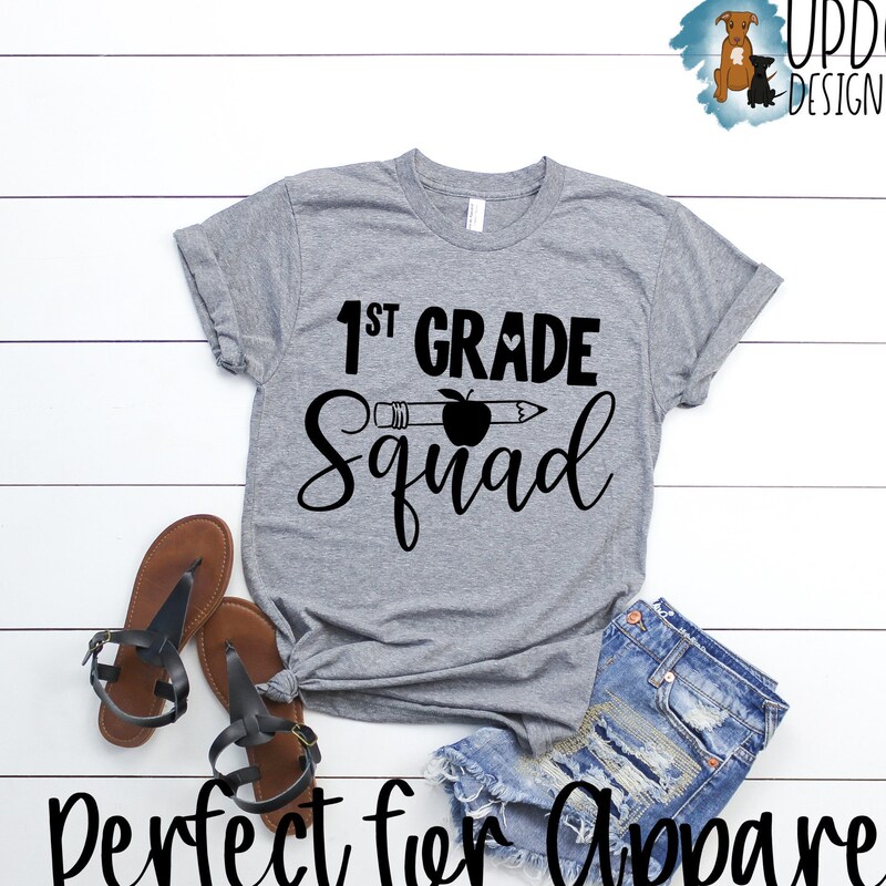 1st Grade Svg - Etsy