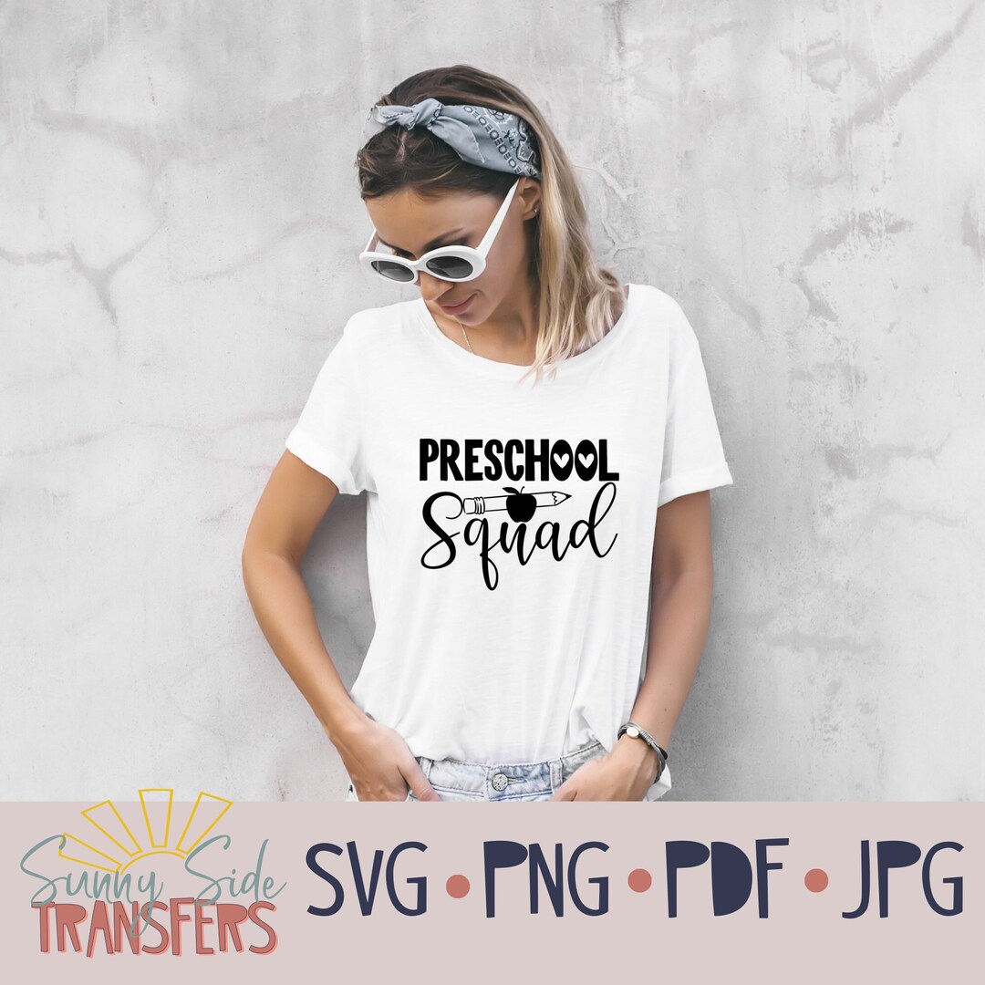 Escuadrón preescolar SVG preescolar svg preescolar maestro - Etsy España