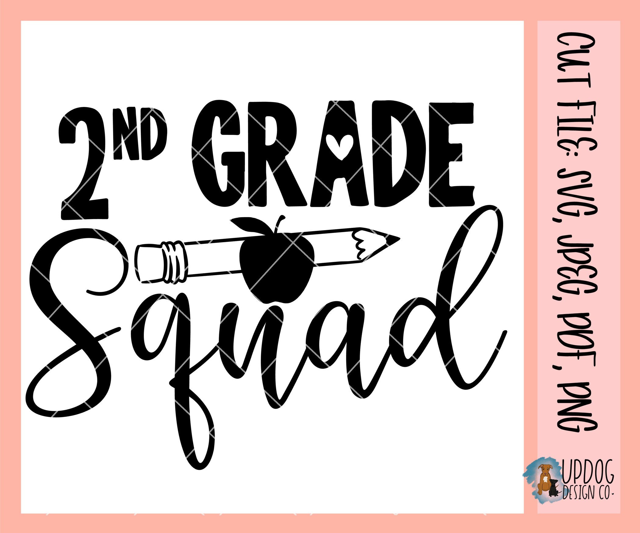2nd Grade Squad SVG Second Grade Squad Svg Second Grade - Etsy
