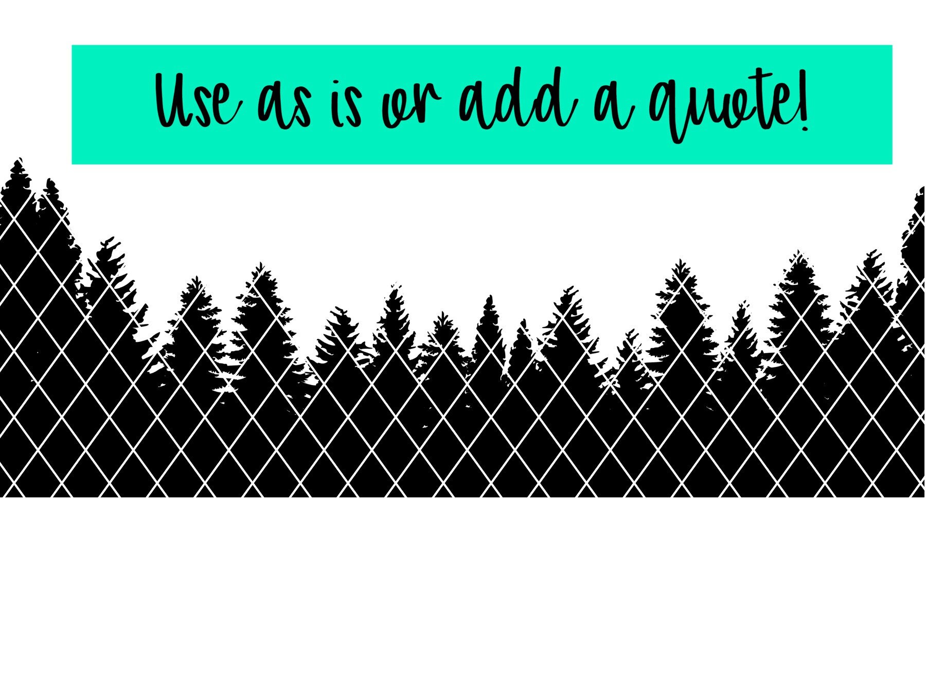 Forest Silhouette SVG Pine Trees SVG Camping Sign Svg - Etsy